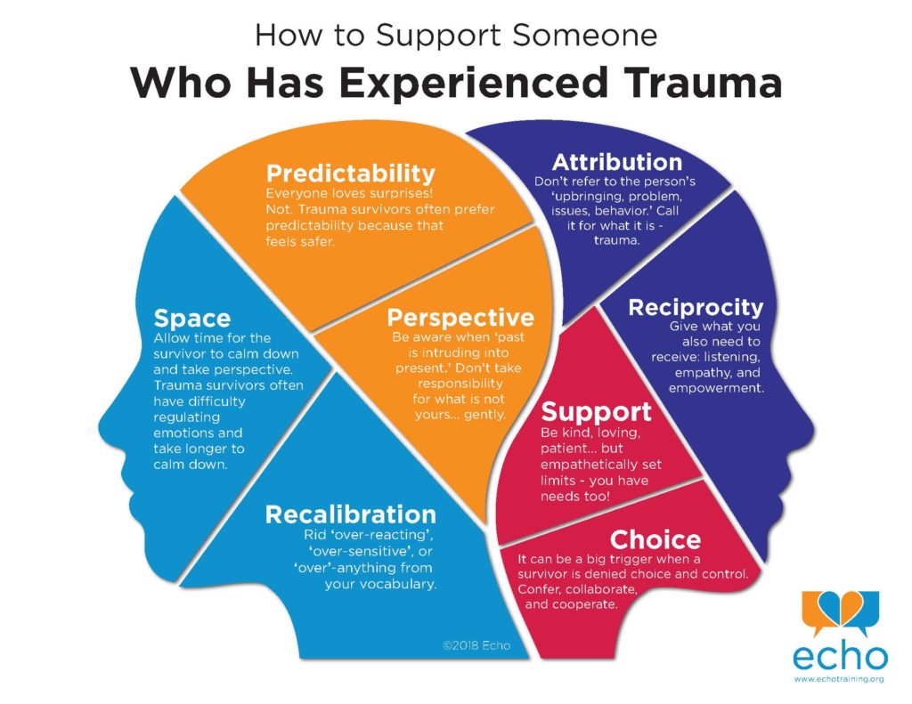 How to Support Someone Who Has Experienced Trauma - Echo
